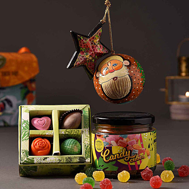 Buy/Send Xmas Special Mini Chocolate Box & Candy Jar Online- FNP