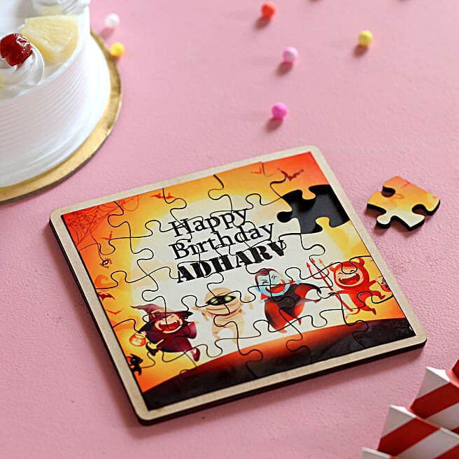 Buy/Send Happy Birthday Personalised Puzzle Online- FNP