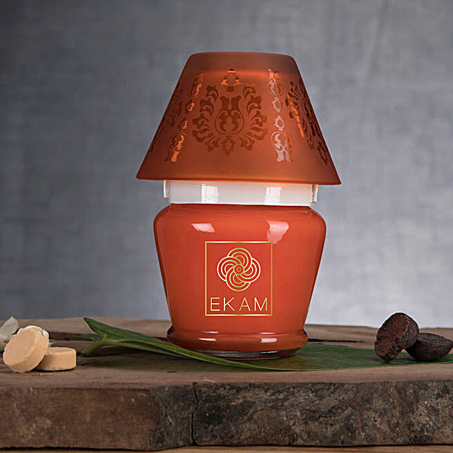 Buy/Send Ekam Temple Bloom Scented Candle Lamp Online- FNP