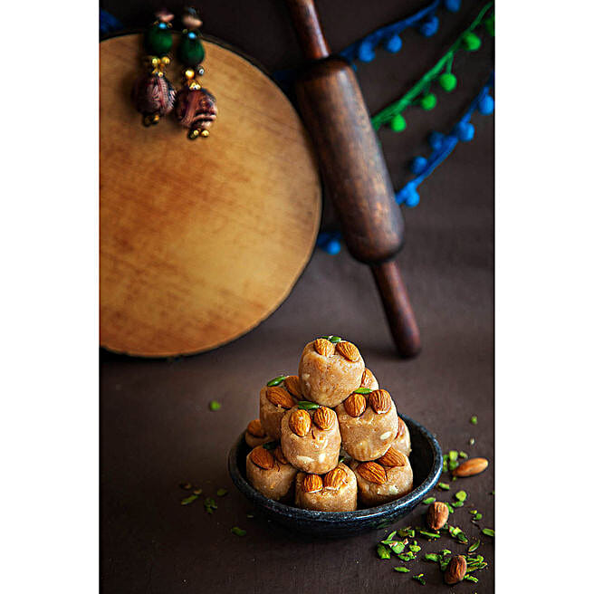 Buy/Send Traditional Badam Pinni By Kesar Online- FNP