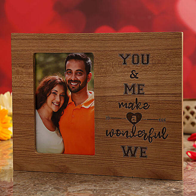 Buy/Send Personalised Photo You And Me Picture Frame Online- FNP