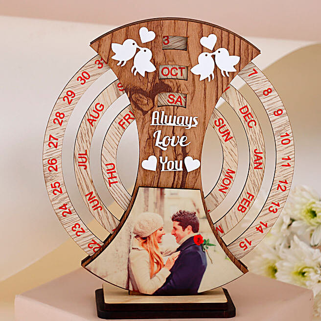 Buy/Send Personalised Always Love U Calendar Online- Ferns N Petals