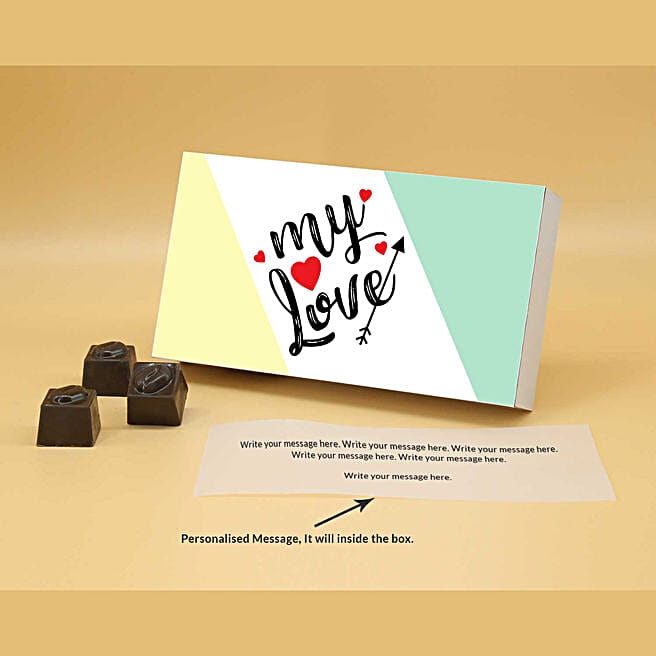 Buy/Send Soothing Love Personalised Chocolates Online- FNP