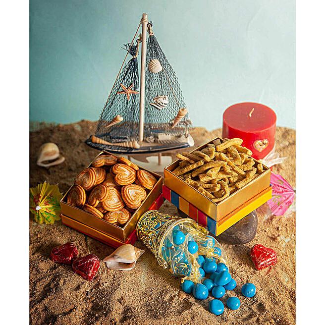 Buy/Send Red Treasure Treats Box Online- FNP