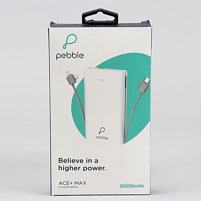 Buy/Send Pebble Ace+Max Power Bank Online- FNP