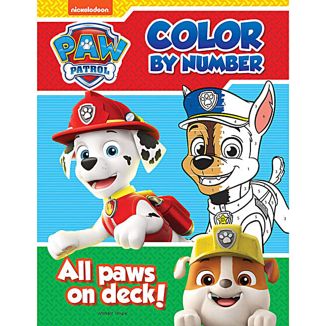 Buy/Send All Paws On Deck-Paw Patrol Color By Number Online- FNP