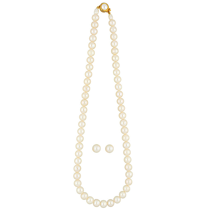 Buy Send Trendy Pearls Necklace Online Fnp