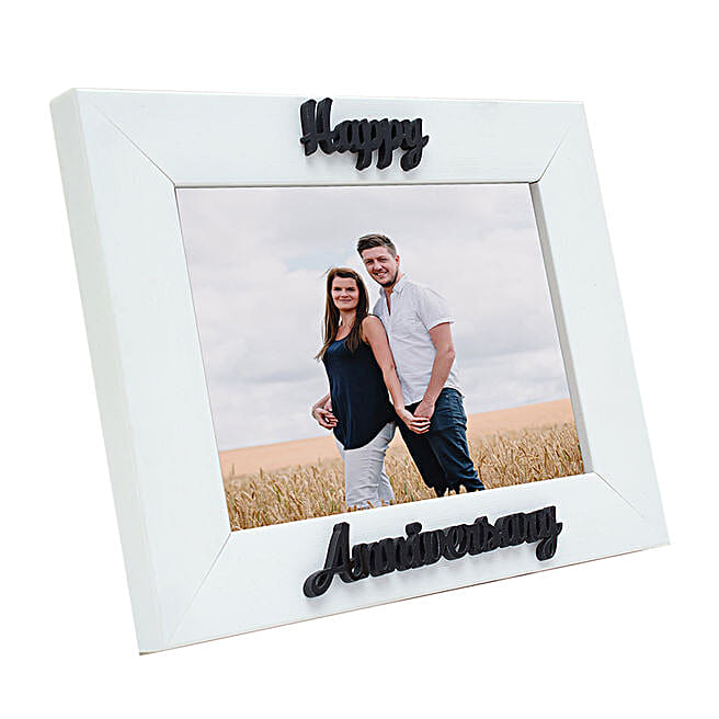 Buy/Send WISHTANK Personalised Happy Anniversary Photo Frame Online ...