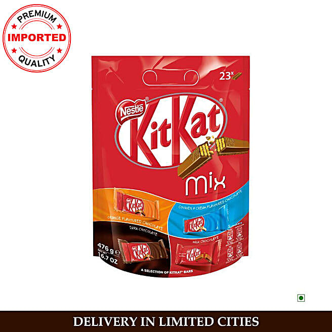 Buy/Send Kit Kat 2 Finger Mix Share Bag Online- FNP