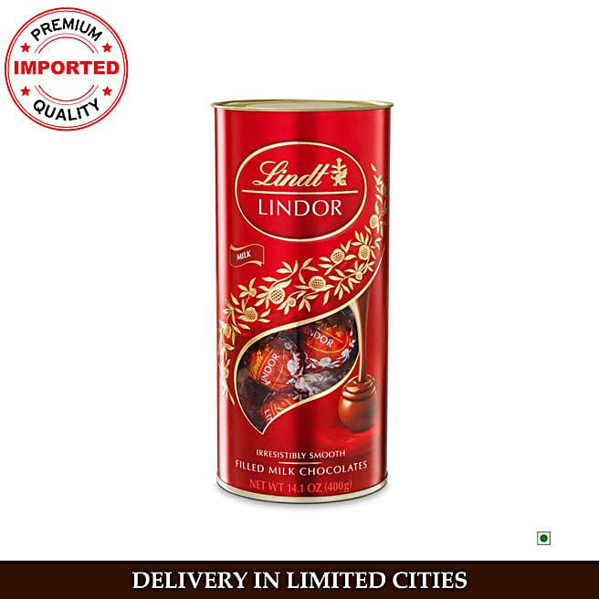 Buy/Send Lindt Lindor Tube Milk Online- FNP