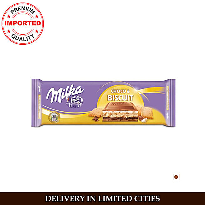 Buy/Send Milka Choco & Biscuit Bar Online- FNP