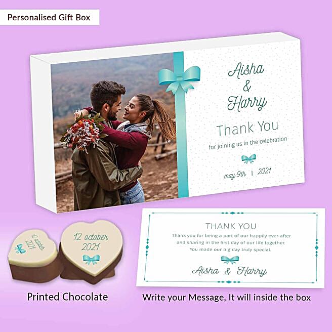 Buy/Send Personalised Wedding Return Gift Sweet Chocolates Online- FNP