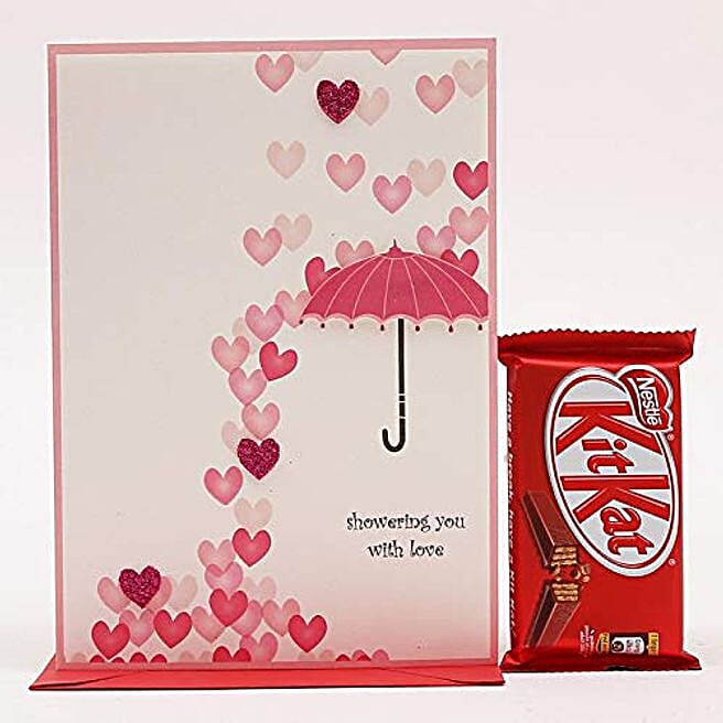 Buy/Send nestle kitkat chocolate with card Online- FNP