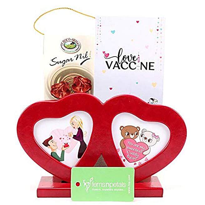 Buy/Send red frame sugar nil chocolates Online- FNP