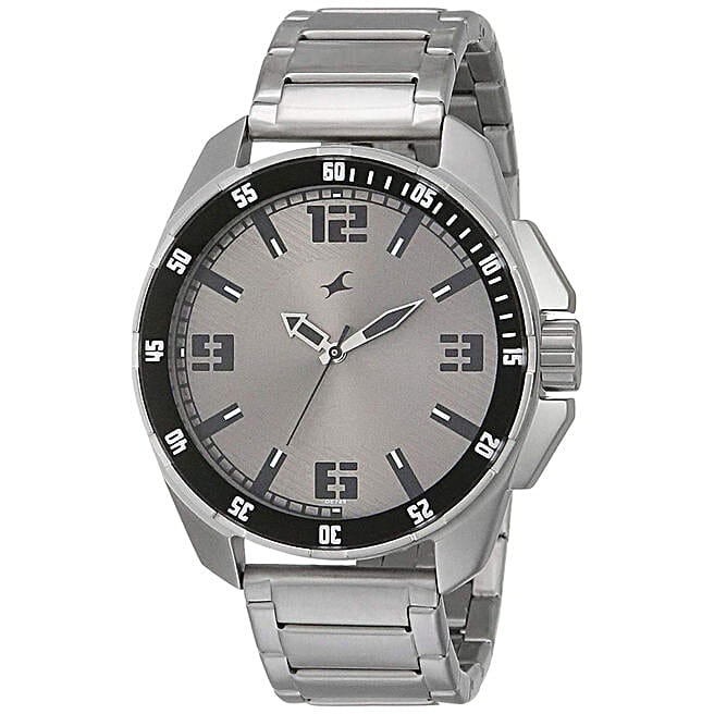 Buy/Send Fastrack Analog Grey Dial Men Watch Online- FNP