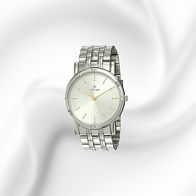 Buy/Send Titan Analog Metallic Strap Mens Watch Online- FNP