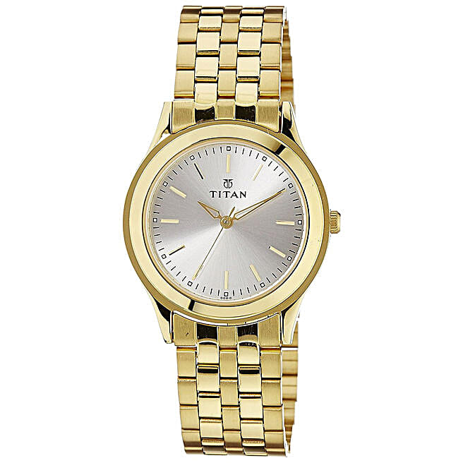 Buy/Send Titan Analog Silver Dial Mens Watch Online- FNP