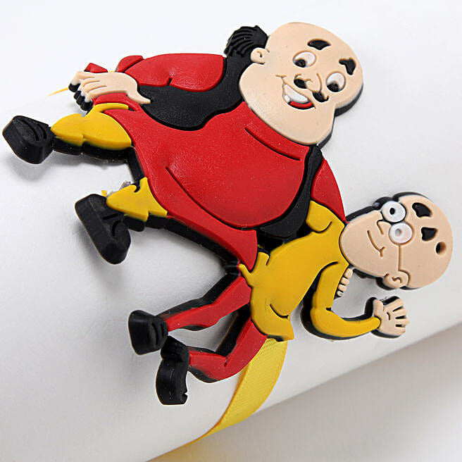 Buy/Send duo cartoon rakhi for kids with roli n tilak mp270 Online- FNP