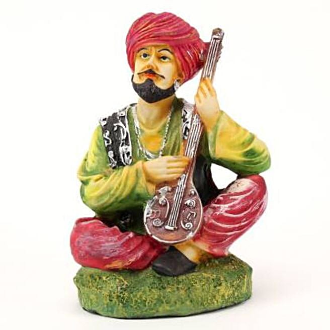Buy/Send traditional rajasthani man playing sitar c51 Online- FNP