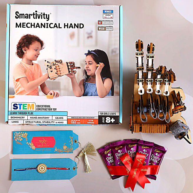 Buy/Send Captain America Rakhi & Smartivity Educational Game Hamper ...