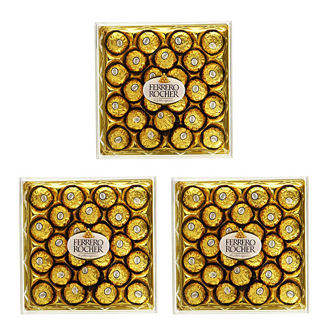 Buy/Send set of 3 ferrero rocher chocolate 300gm Online- FNP
