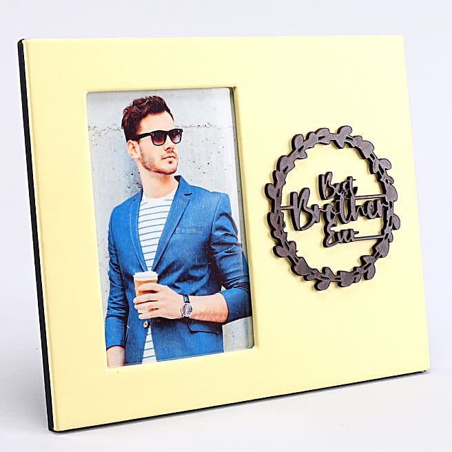 Buy/Send Personalised Best Brother Photo Frame Online- Ferns N Petals