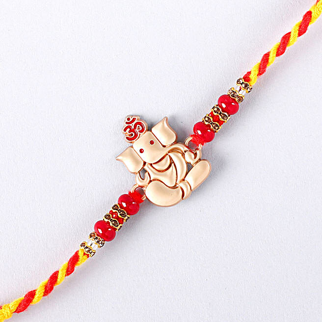 Buy/Send Religious Lord Ganesha Rakhi Online- Ferns N Petals