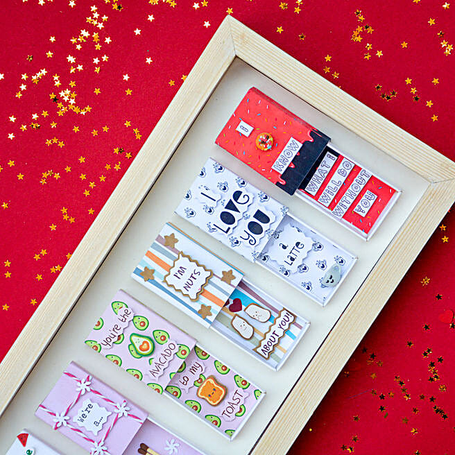 Buy/Send Love Matchbox Pinewood Frame Online- Ferns N Petals