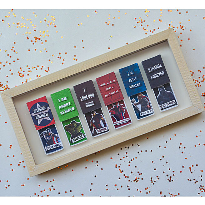 Buy/Send Marvel Heroes Matchbox Pinewood Frame Online- FNP