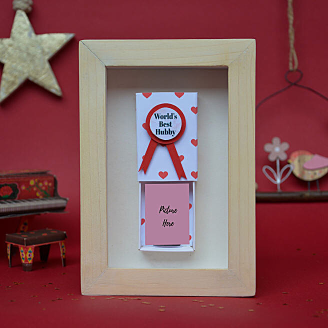 Buy/Send Personalised Matchbox World's Best Husband Frame Online- FNP