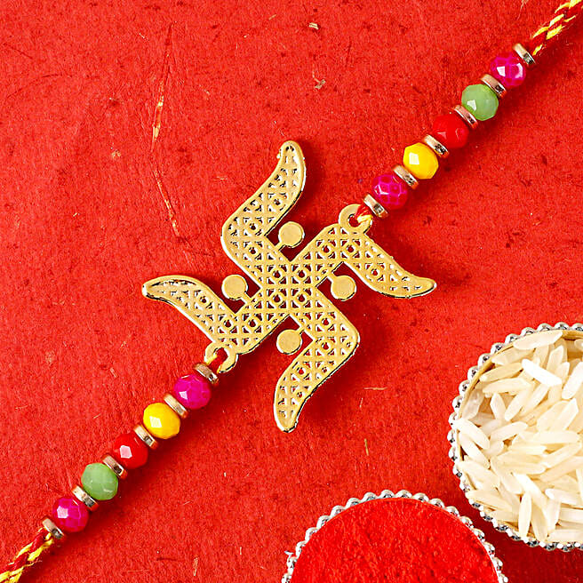 Buy/Send Swastika Premium Rakhi Online- FNP