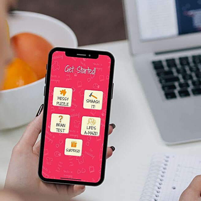 Buy/Send Superhuman Personalised Game App For Sister Online- FNP