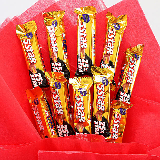 Buy/Send Cadbury Five Star Chocolate Bouquet Online- Ferns N Petals