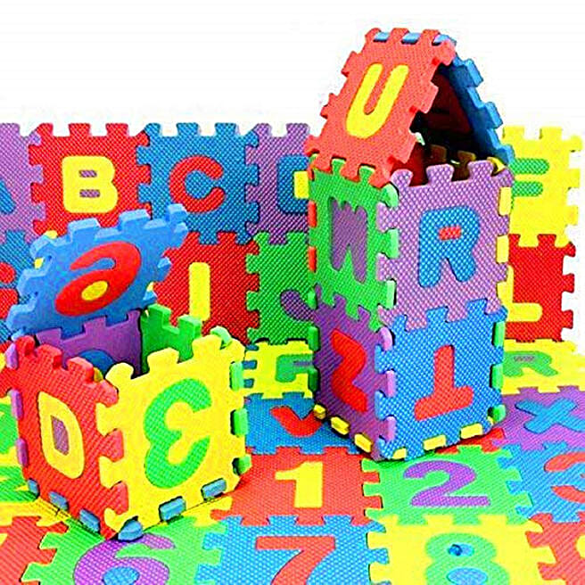 Buy/Send Educational Alphabets and Numbers Blocks Mat Online- FNP