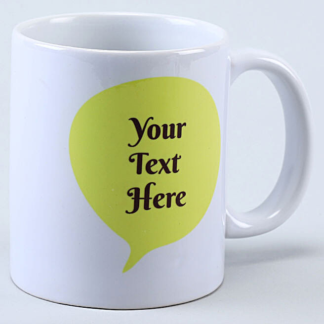 Buy/Send Personalised Message Mug Hand Delivery Online- Ferns N Petals