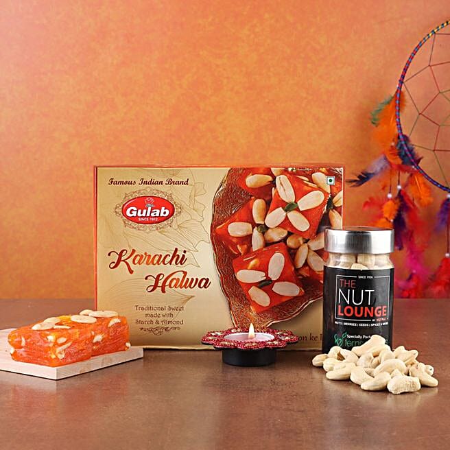 Buy/Send gulab karachi halwa with cashew Online- FNP
