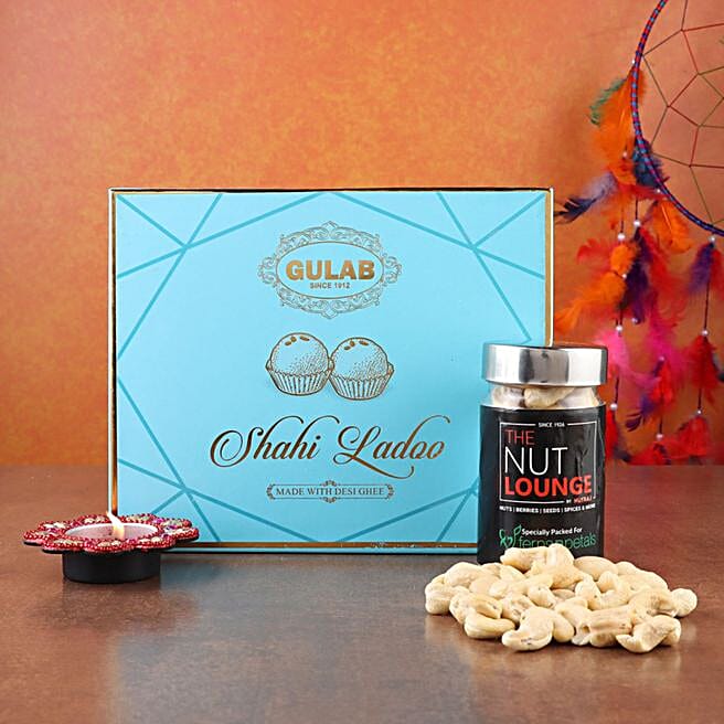 Buy/Send gulab shahi ladoo with cashew Online- FNP