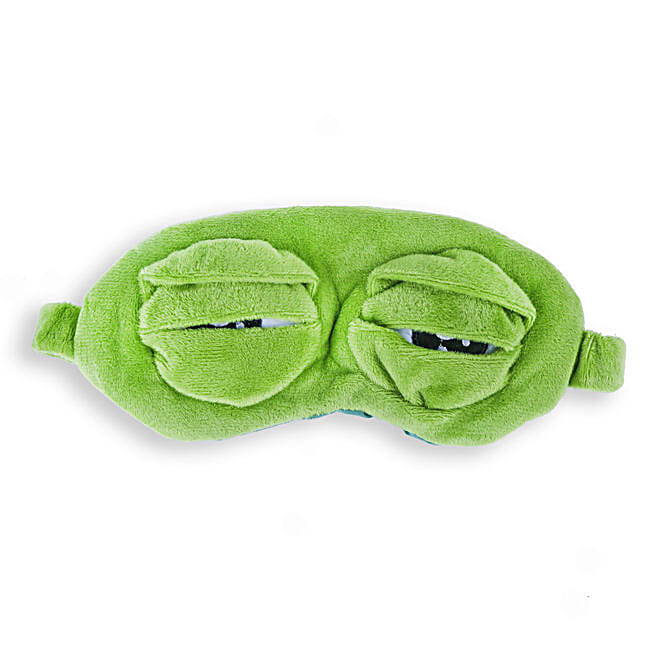 Buy/Send 3D Plush Frog Eye Mask Online- FNP