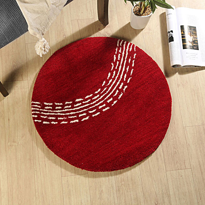 Buy/Send Cricket Ball Round Rug Online- Ferns N Petals