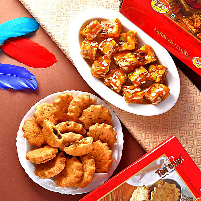 Buy/Send Karachi Halwa & Achari Mathri Combo Online- FNP