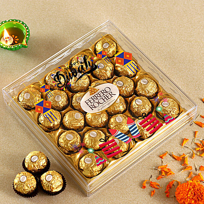 Buy/Send Diwali Best Wishes Ferrero Rocher Box Online- FNP