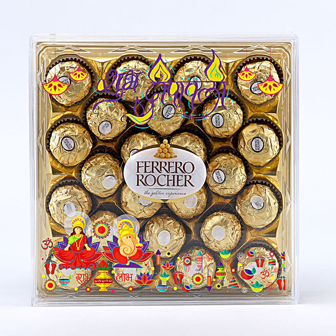 Buy/Send Diwali Vibes Ferrero Rocher Box Online- Ferns N Petals