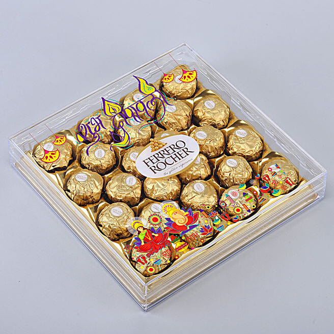 Buy/Send Diwali Vibes Ferrero Rocher Box Online- Ferns N Petals