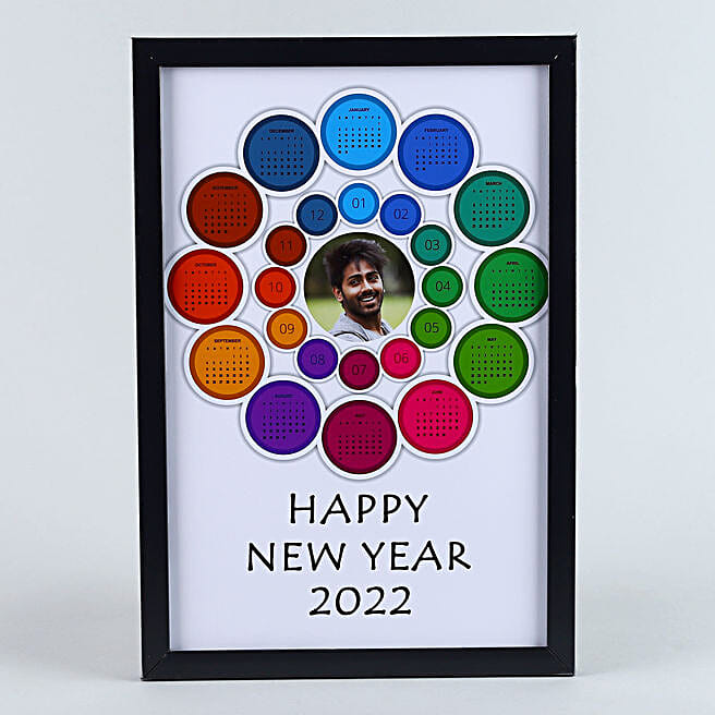 Buy/Send Personalised New Year Greetings Frame Online- FNP