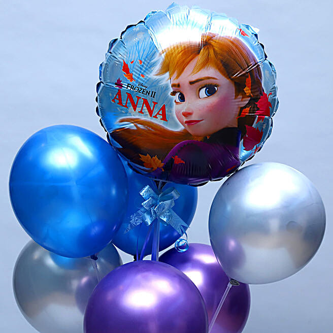 Buy/Send Disney Princess Anna Balloon Bouquet Online- Ferns N Petals