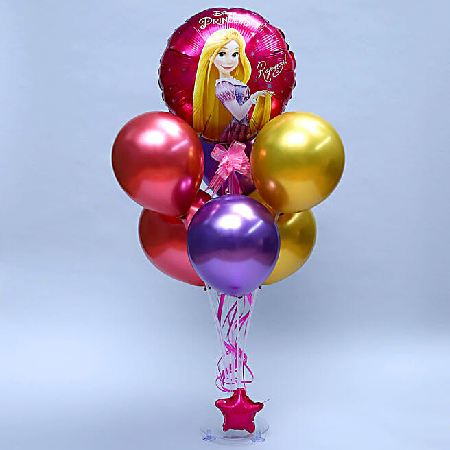 Buy/Send Disney Princess Rapunzel Balloon Bouquet Online- Ferns N Petals
