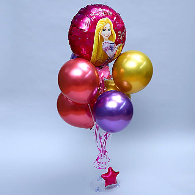 Buy/Send Disney Princess Rapunzel Balloon Bouquet Online- Ferns N Petals