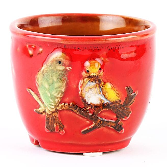 Buy/Send set of 1 ceramic multicolor pot 2 6 x 2 4 inch Online- FNP