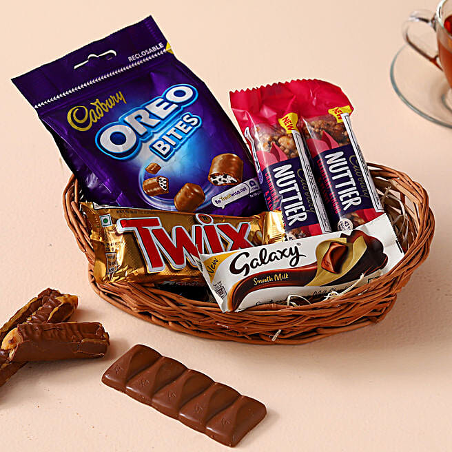 Buy/Send Sweet Impression Premium Chocolates Basket Online- FNP