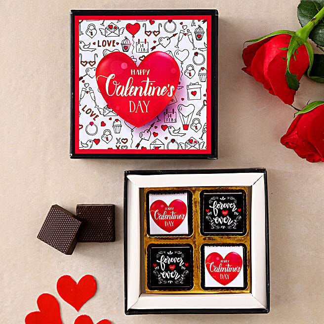 Buy/Send Happy V-Day Chocolate Box Online- FNP